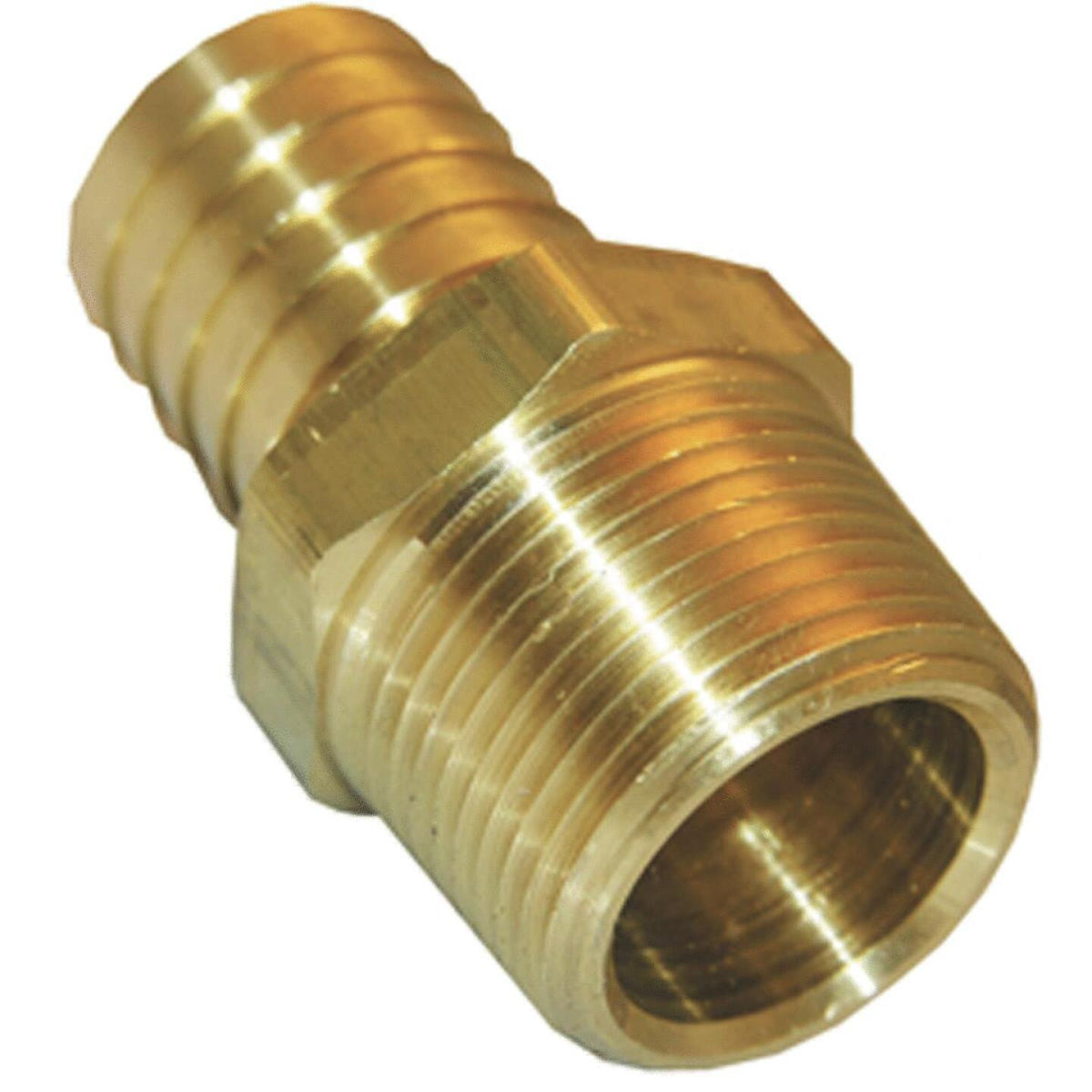 Lasco 1/2 In. MPT x 5/8 In. Brass Hose Barb Adapter - Petersburg, VA ...