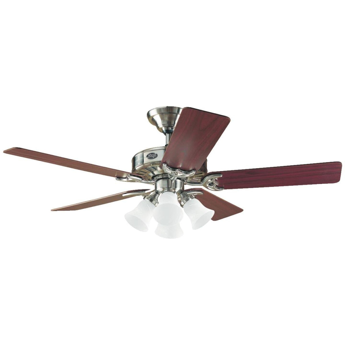 Hunter Studio 52 In. Brushed Nickel Ceiling Fan with Light Kit ...
